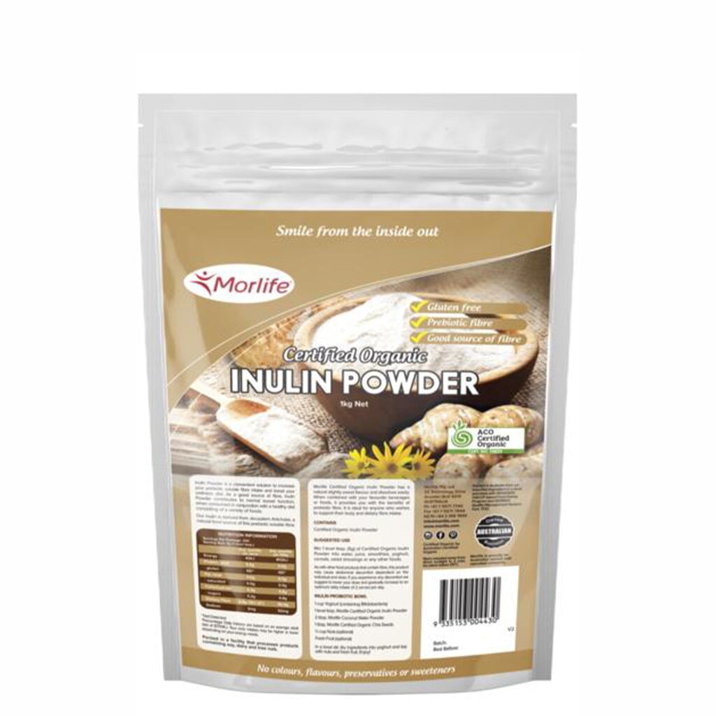 Organic Inulin Powder | Morelife | 150g & 1kg – Mr Vitamins