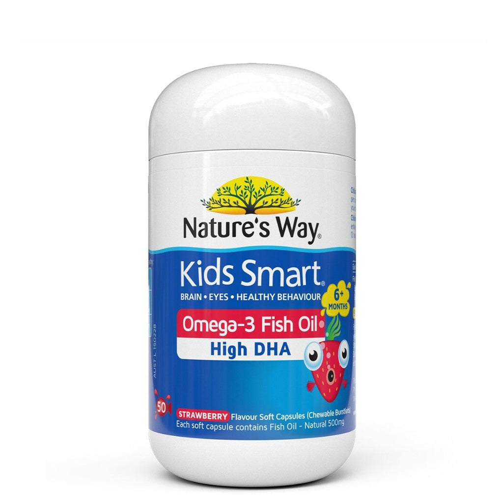 Kids Smart Omega-3 Fish Oil 50 Caps | Nature's Way – Mr Vitamins