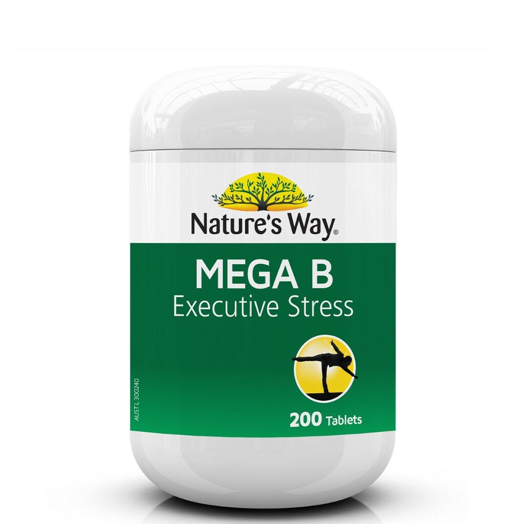 Mega B Executive Stress 200T by Nature's Way – Mr Vitamins