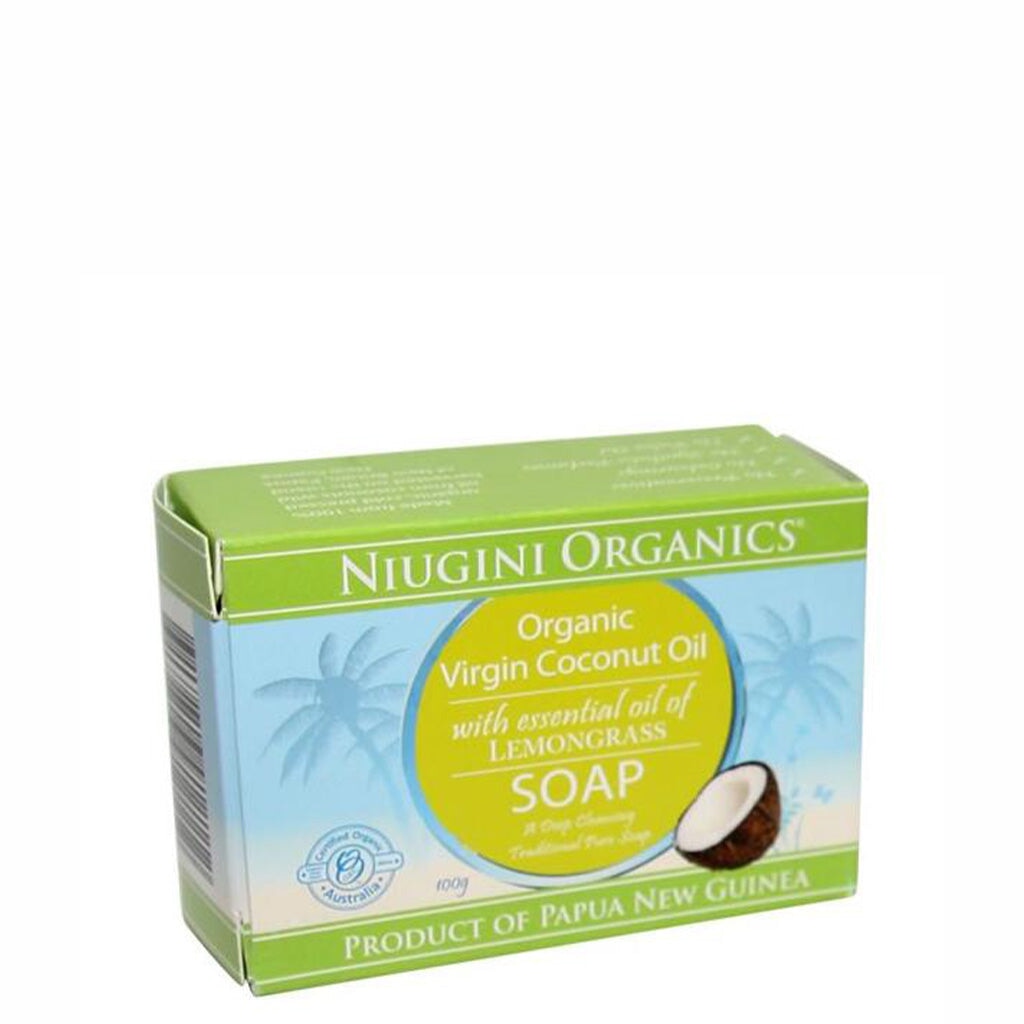 Niugini Organics Coconut Oil Soap - Lemongrass – Mr Vitamins