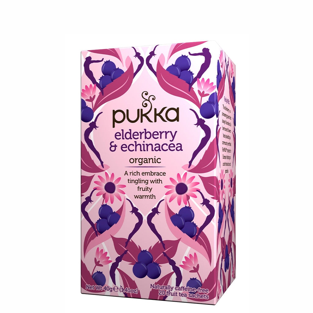Pukka Elderberry and Echinacea Tea – Mr Vitamins