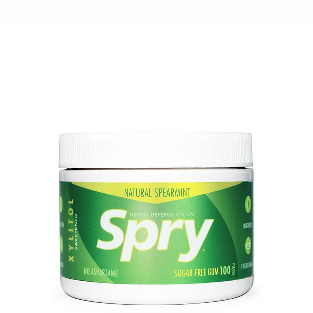SPRY Spearmint Xylitol Gum | 100 Chews – Mr Vitamins
