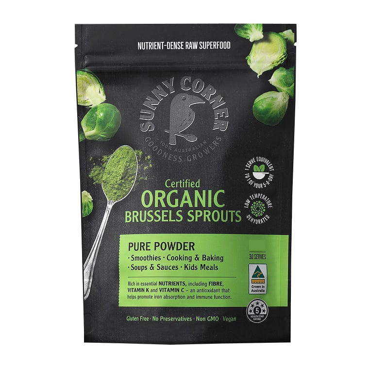 Sunny Corner Organic Brussel Sprouts Powder – Mr Vitamins