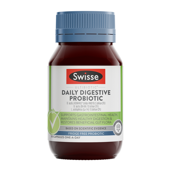 Swisse Ultibiotic Daily Digestive Probiotic 30 Caps – Mr Vitamins
