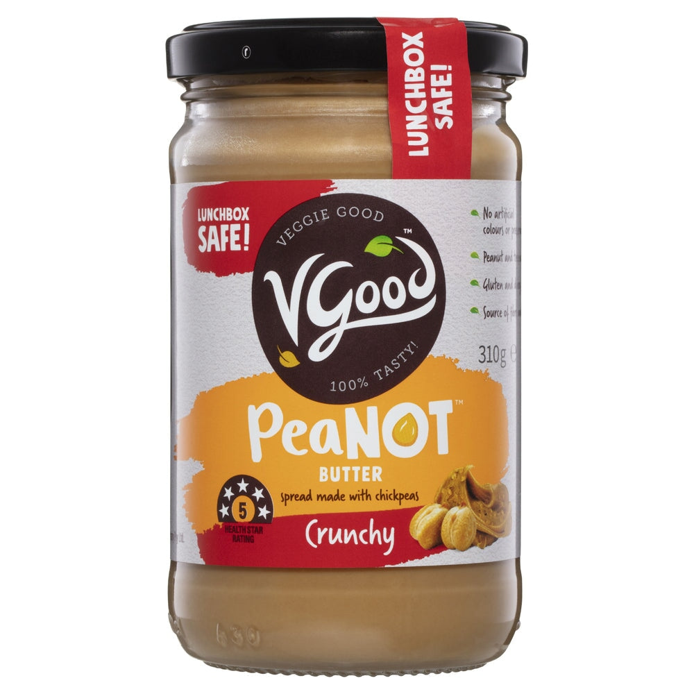 VGood Peanot Chickpea Butter Crunchy – Mr Vitamins
