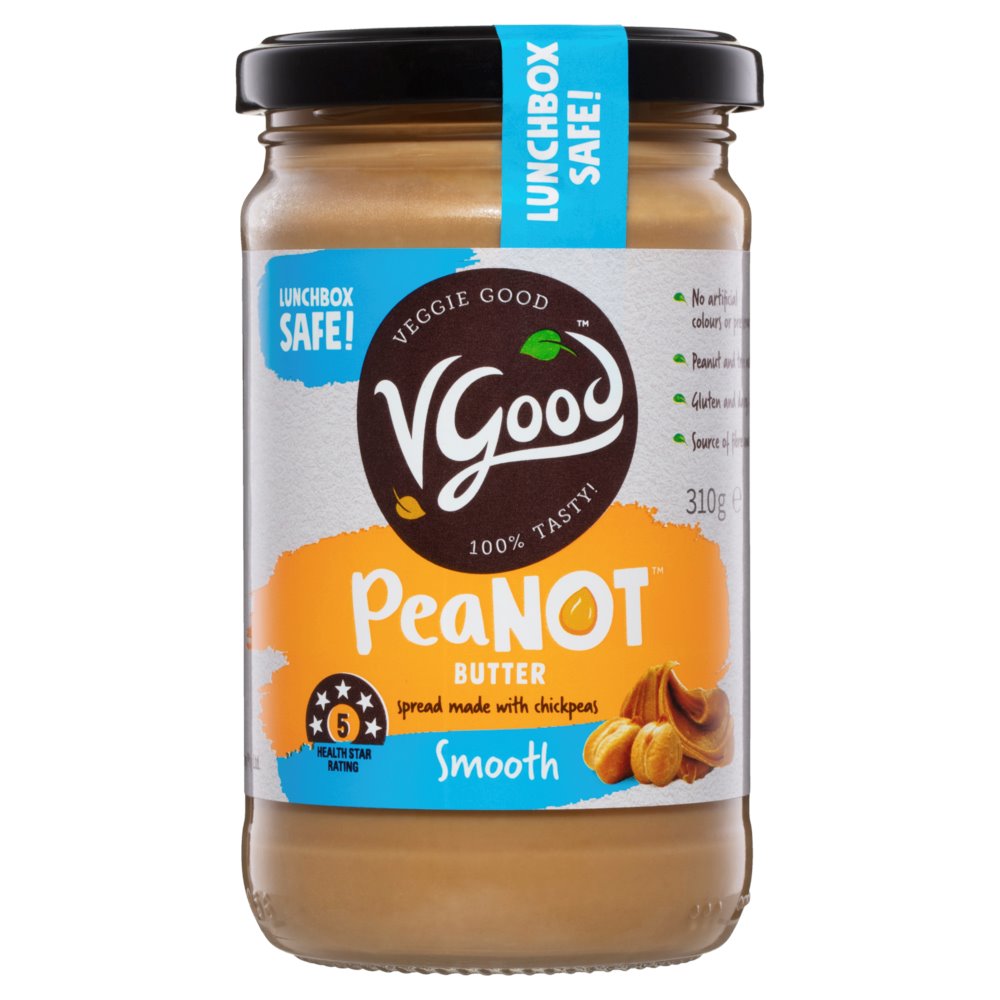 VGood Peanot Chickpea Butter Smooth – Mr Vitamins